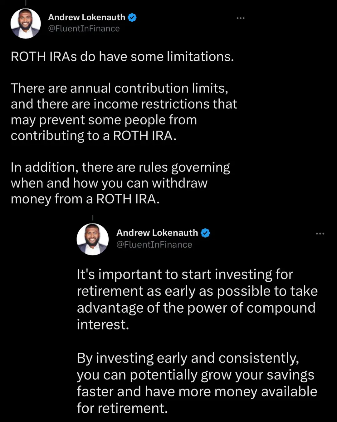 Roth IRAs | Gallery posted by FluentInFinance | Lemon8