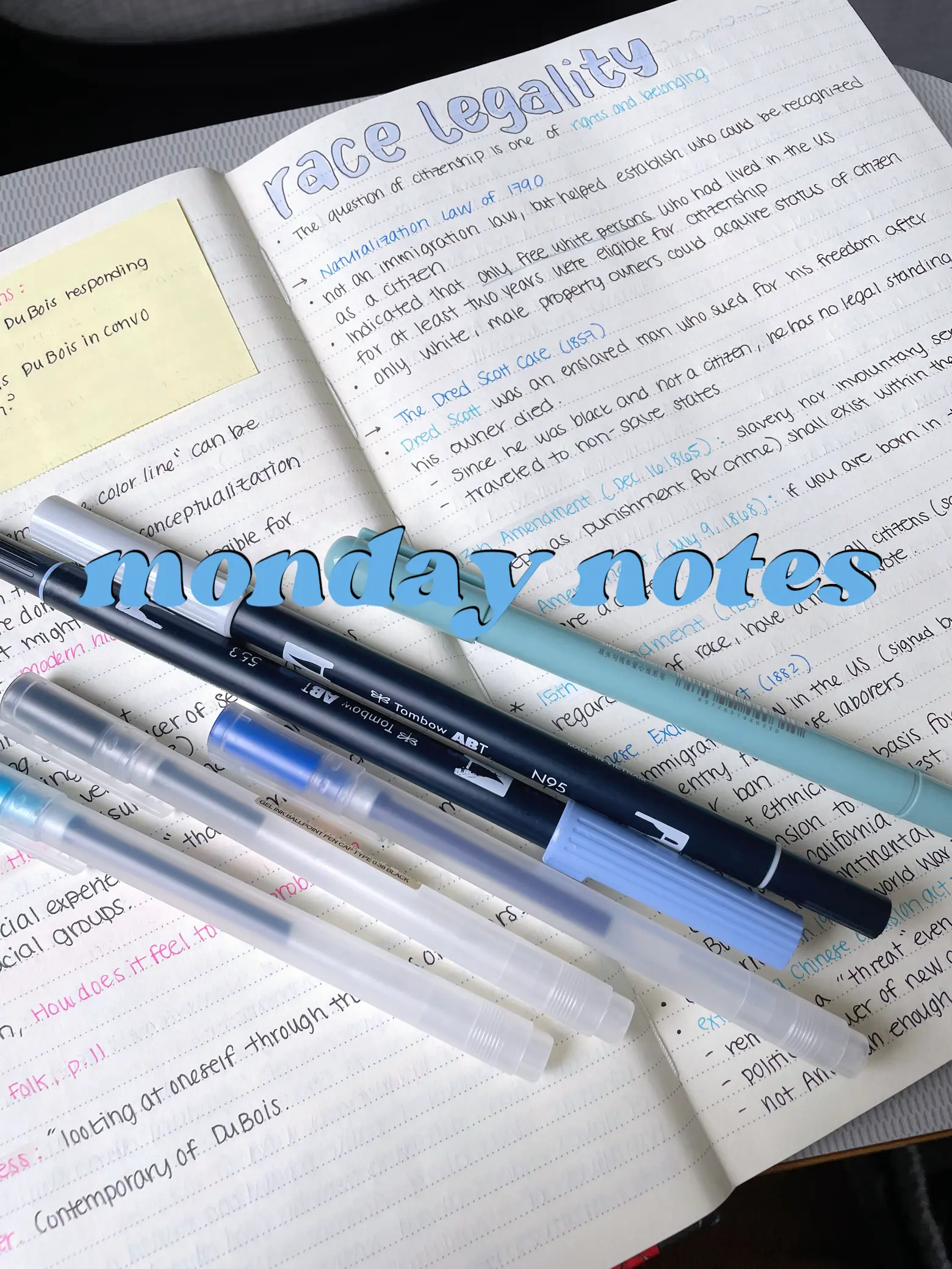 monday notes 💌 | แกลเลอรีที่โพสต์โดย Gillian 🌊 | Lemon8