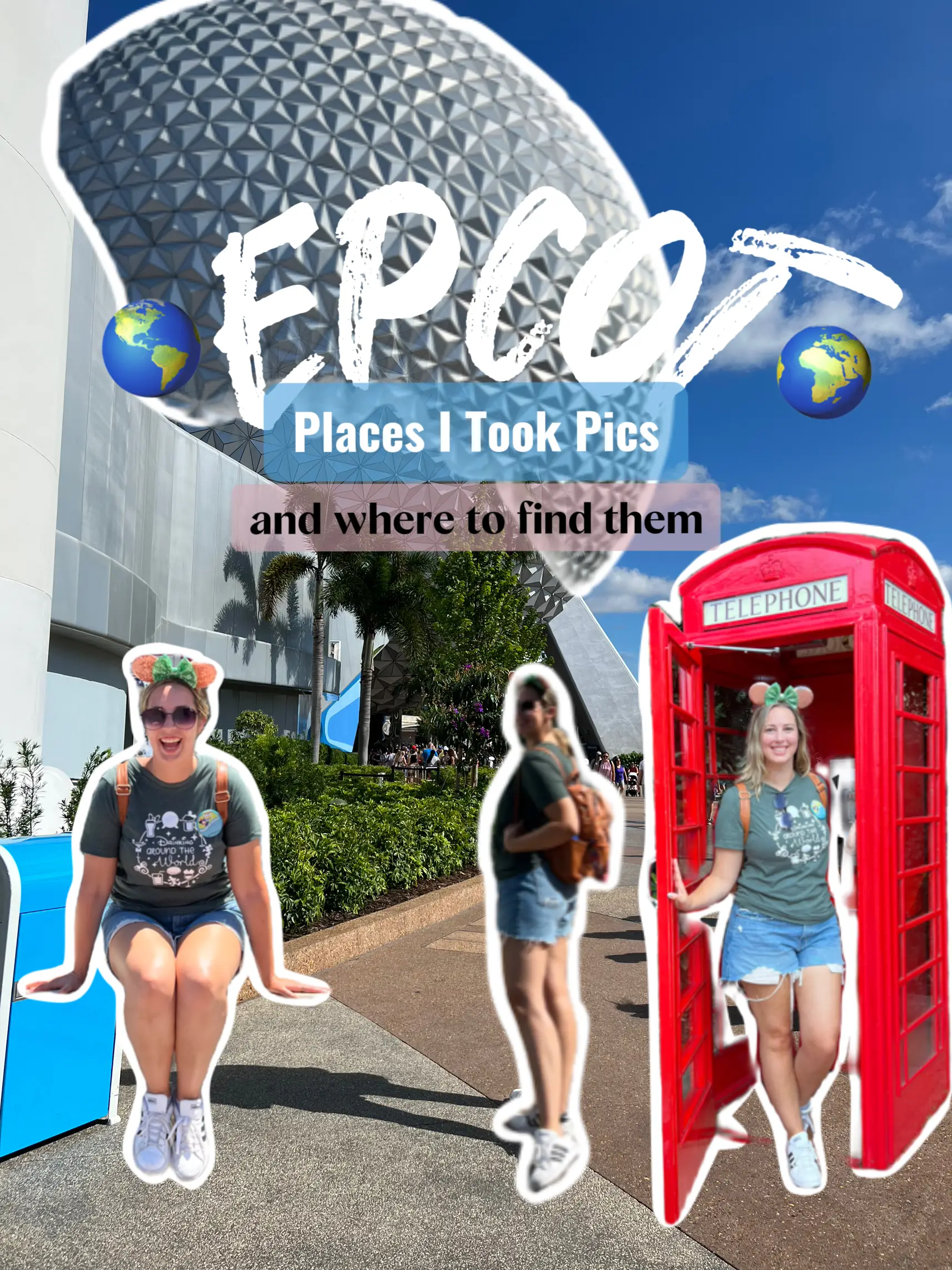 Where I took pictures at Epcot | แกลเลอรีที่โพสต์โดย Melissa Leigh | Lemon8