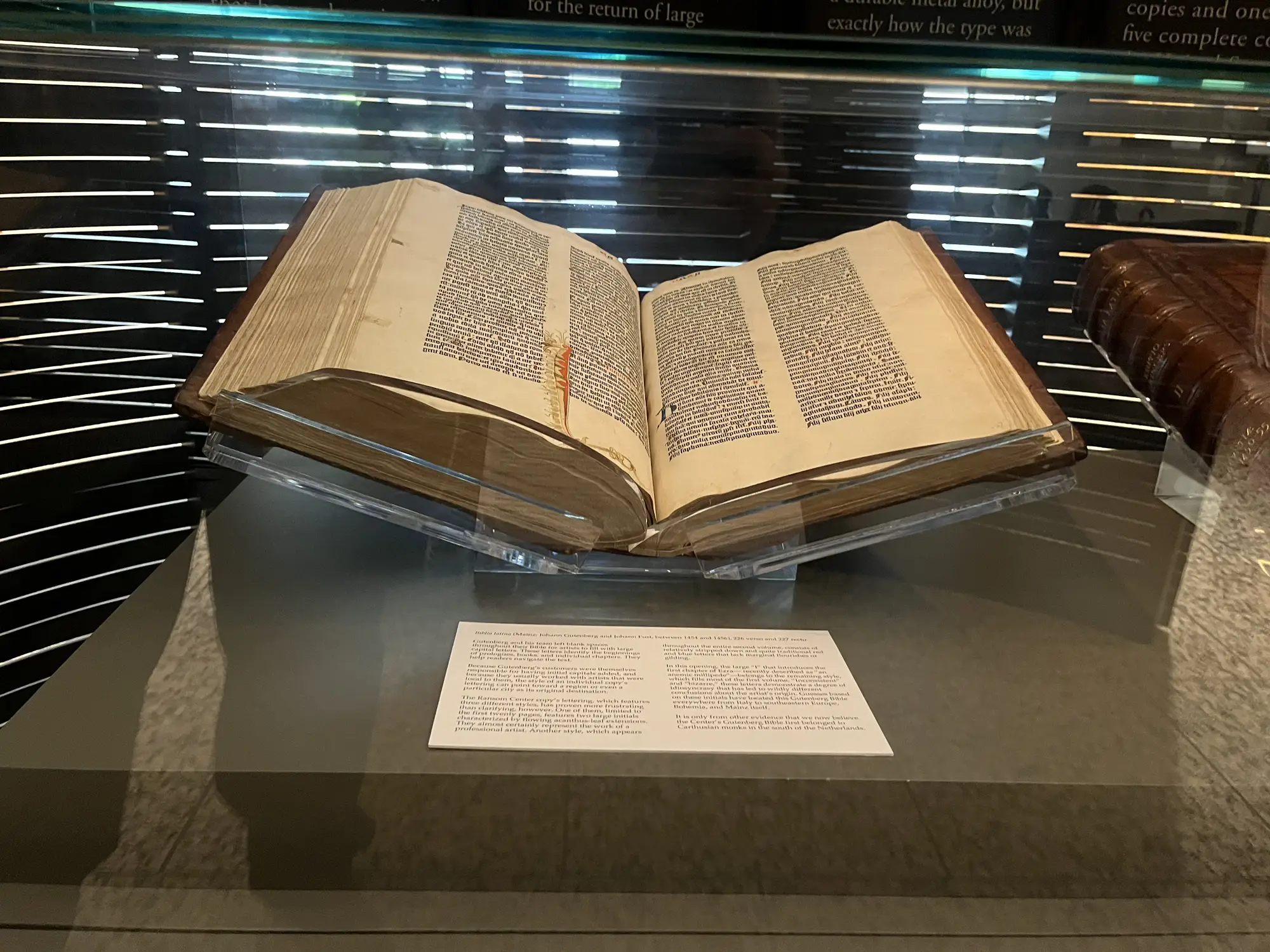 Gutenberg Bible at the University of Texas | Gallery posted by sachistmuseum | Lemon8