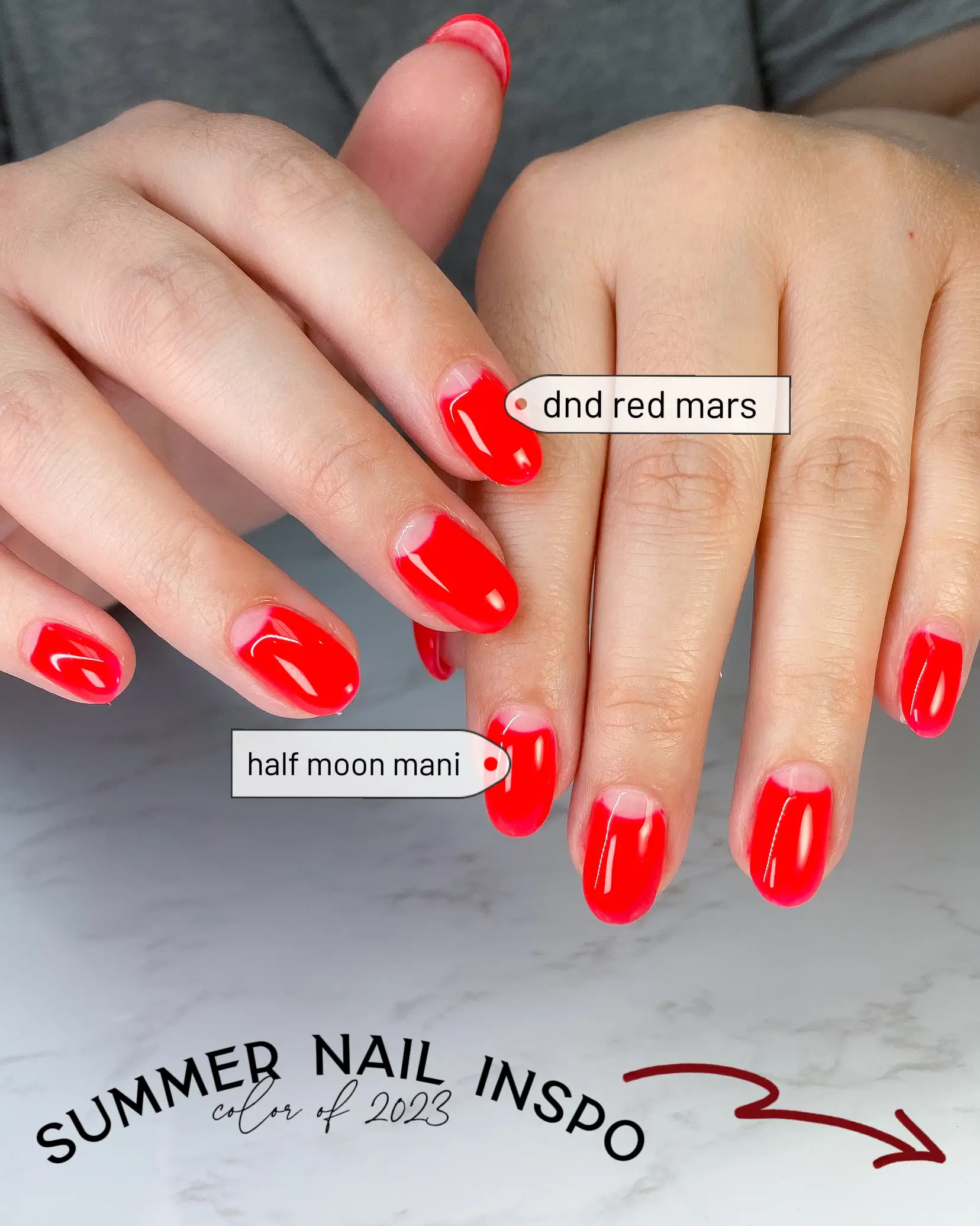 Summer Color | DND Red Mars | Gallery posted by Brandy | 💅🏻 | Lemon8