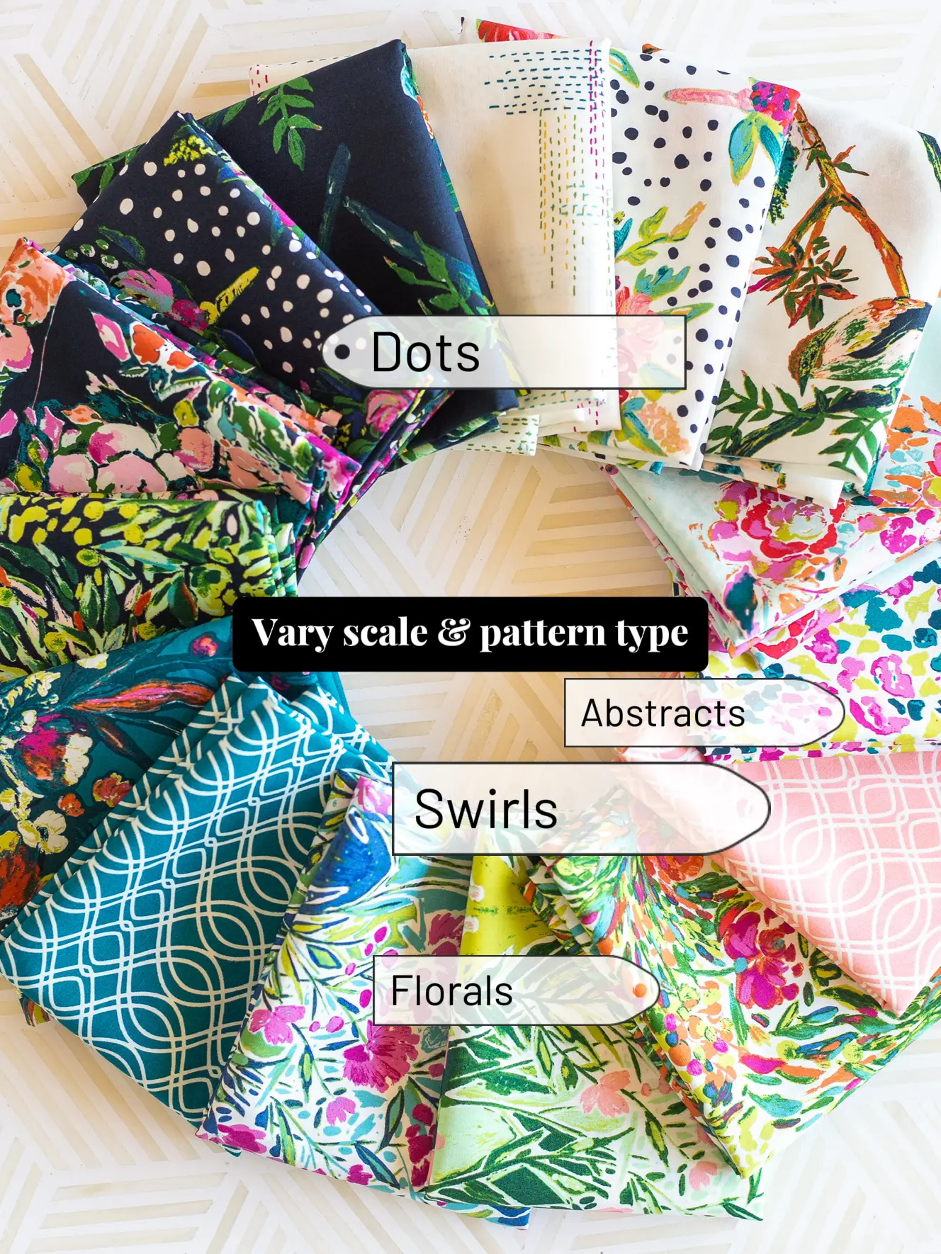 Mix patterns like a fabric designer. | Gallery posted by Bari J ...
