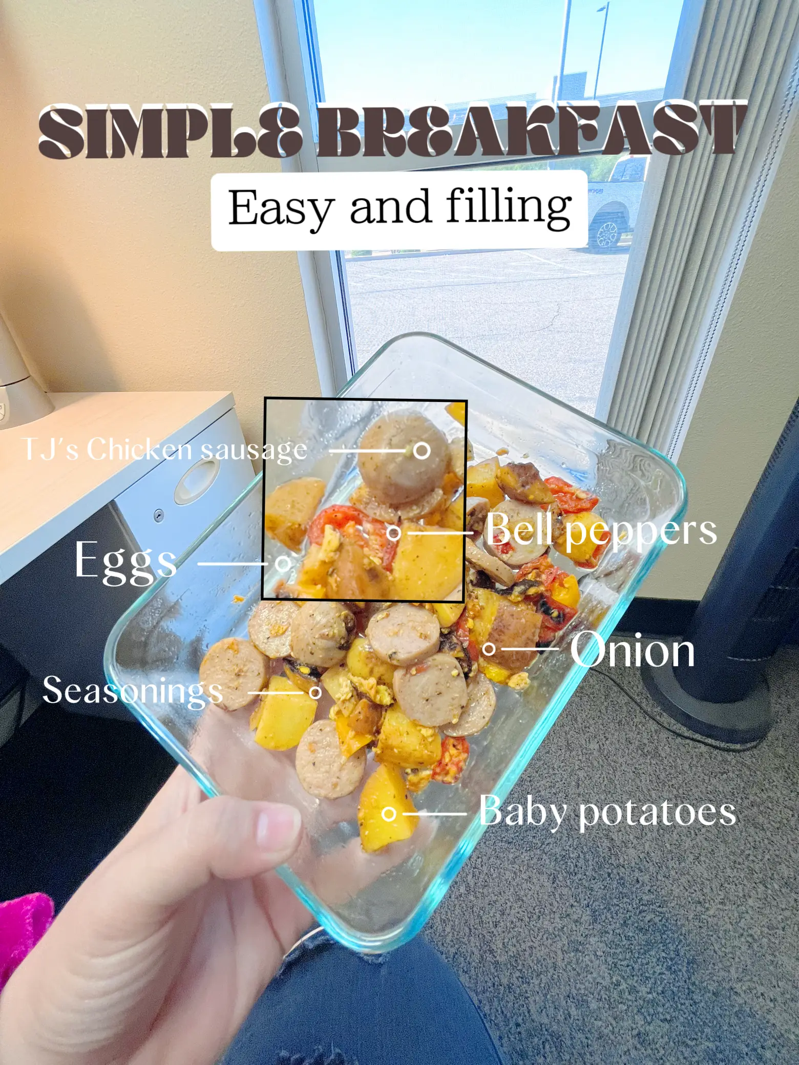 SIMPLE FILLING BREAKFAST RECIPE | แกลเลอรีที่โพสต์โดย RAENIE DEE | Lemon8