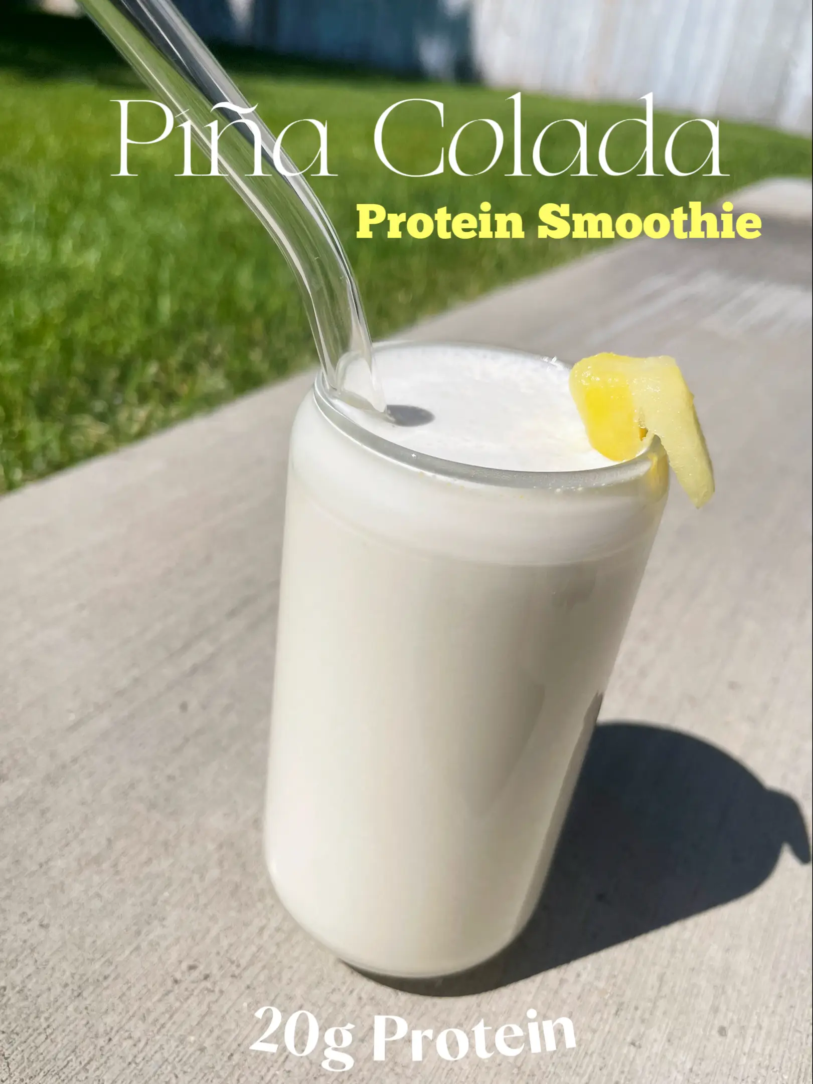 Piña Colada Protein Smoothie🥥🍍 | Gallery posted by Jordan ⚡️ | Lemon8