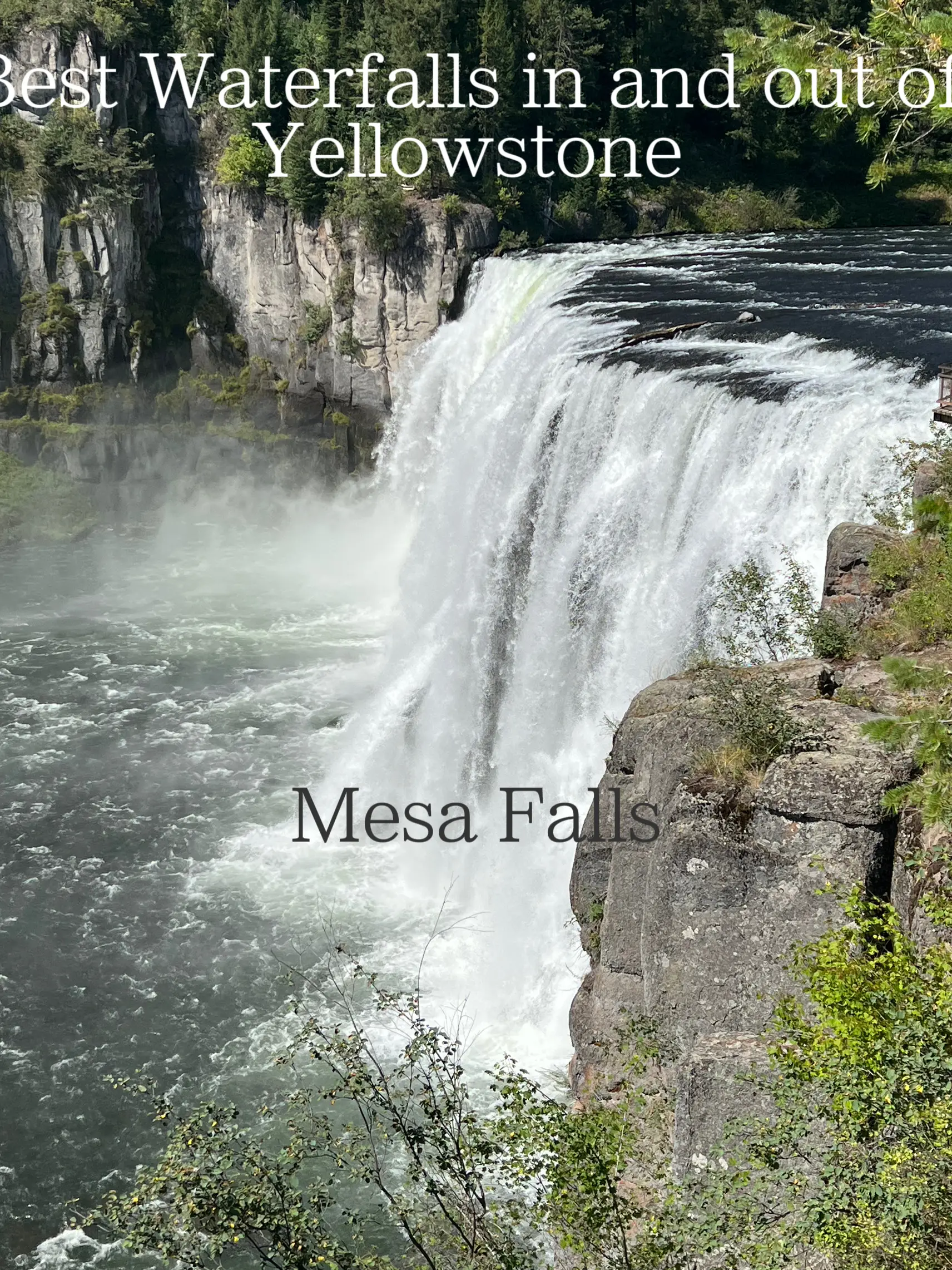 The best waterfalls around Yellowstone! | Aaron Baileyが投稿したフォトブック | Lemon8