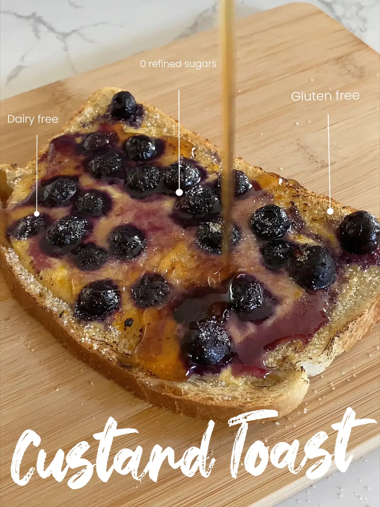 Orange blueberry custard toast 🍊🫐 | Gallery posted by Iris | Lemon8