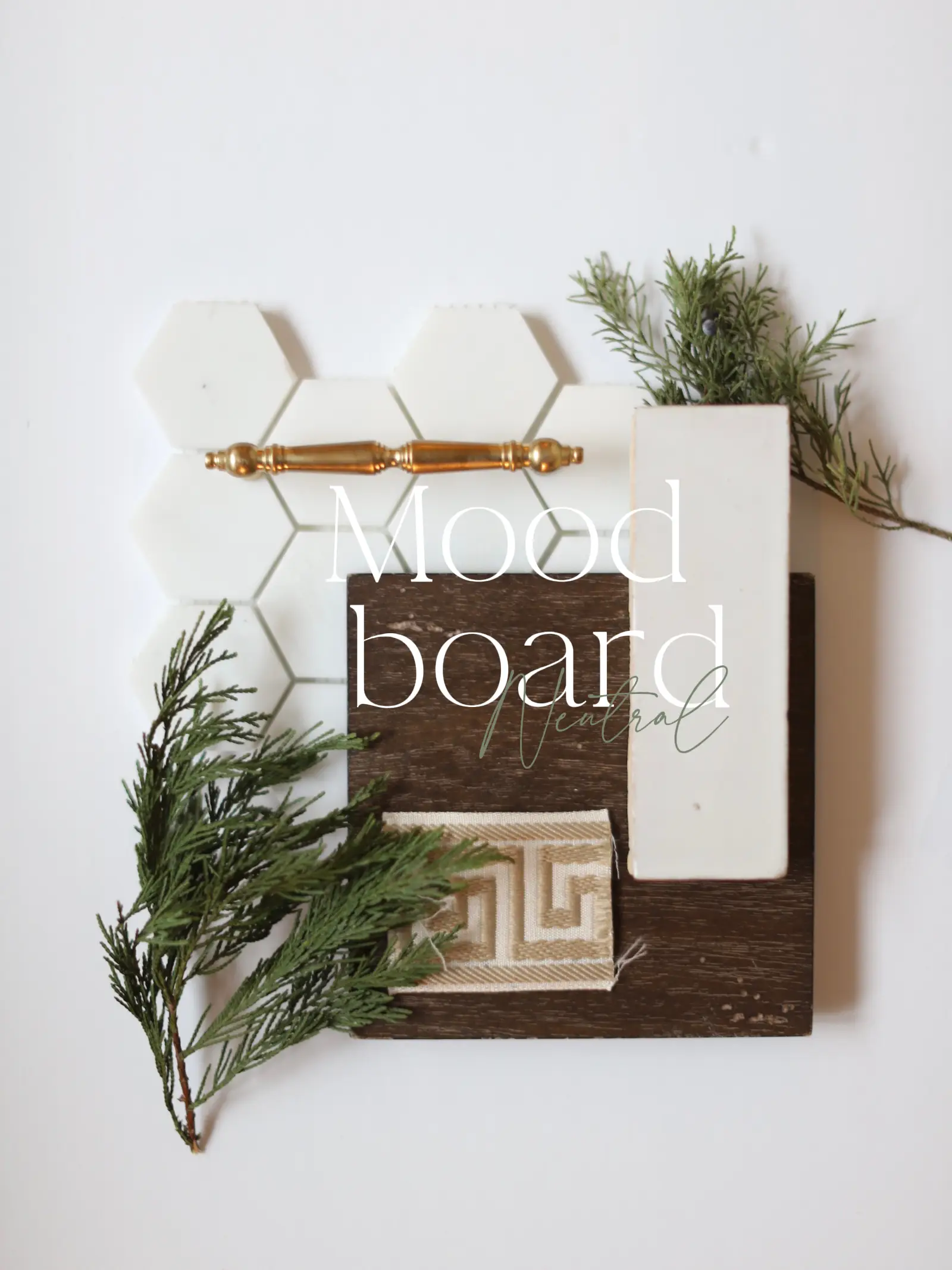 Neutral mood board inspiration for interior design | Gallery posted by ...