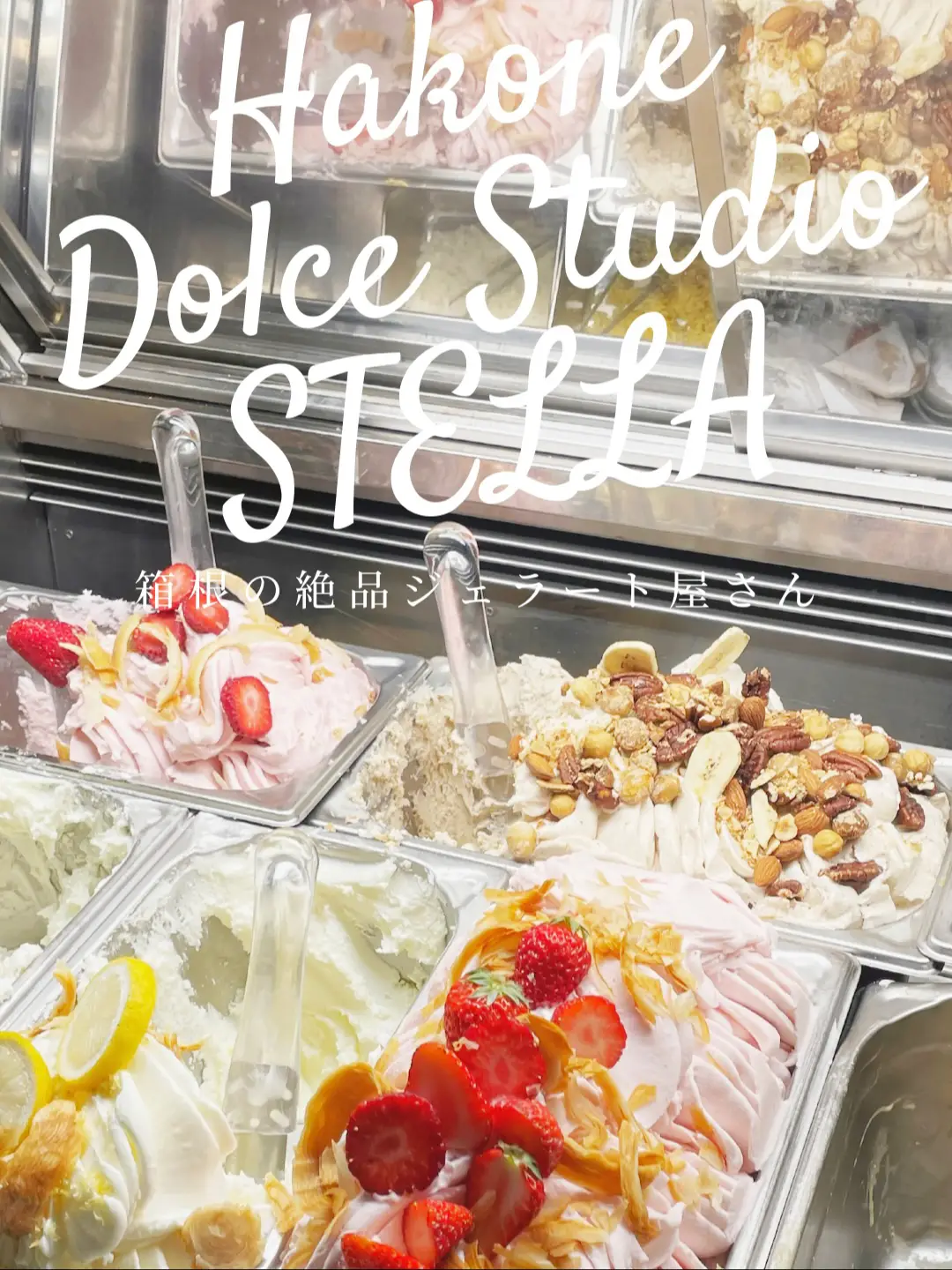 【絶品】箱根の新スポット！本格イタリアンジェラート🍨 | aynaa｜旅とグルメ👠の投稿動画 | Lemon8