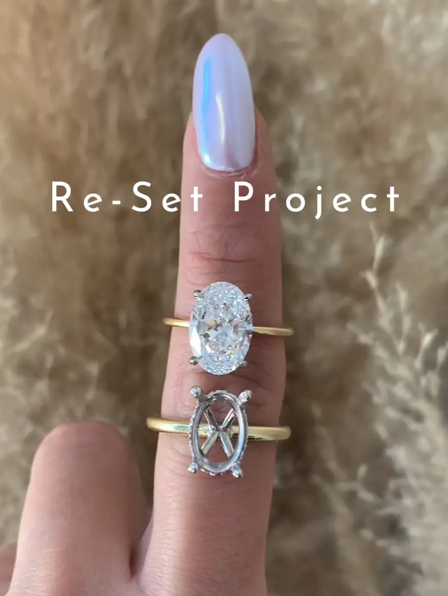 Engagement Ring Reset Project | Video published by The Clear Cut | Lemon8