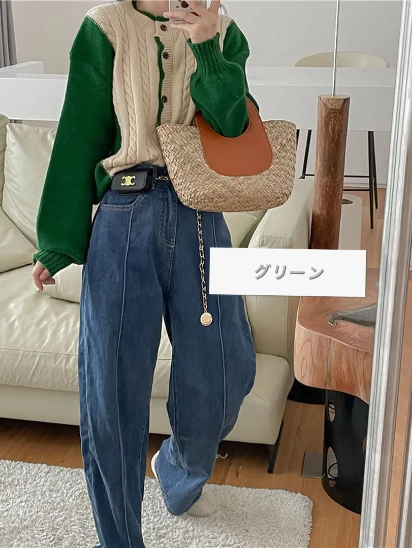 I want to wear it in autumn! Bicolor cardigan! | Gallery posted by raglana＊ラグラナ | Lemon8