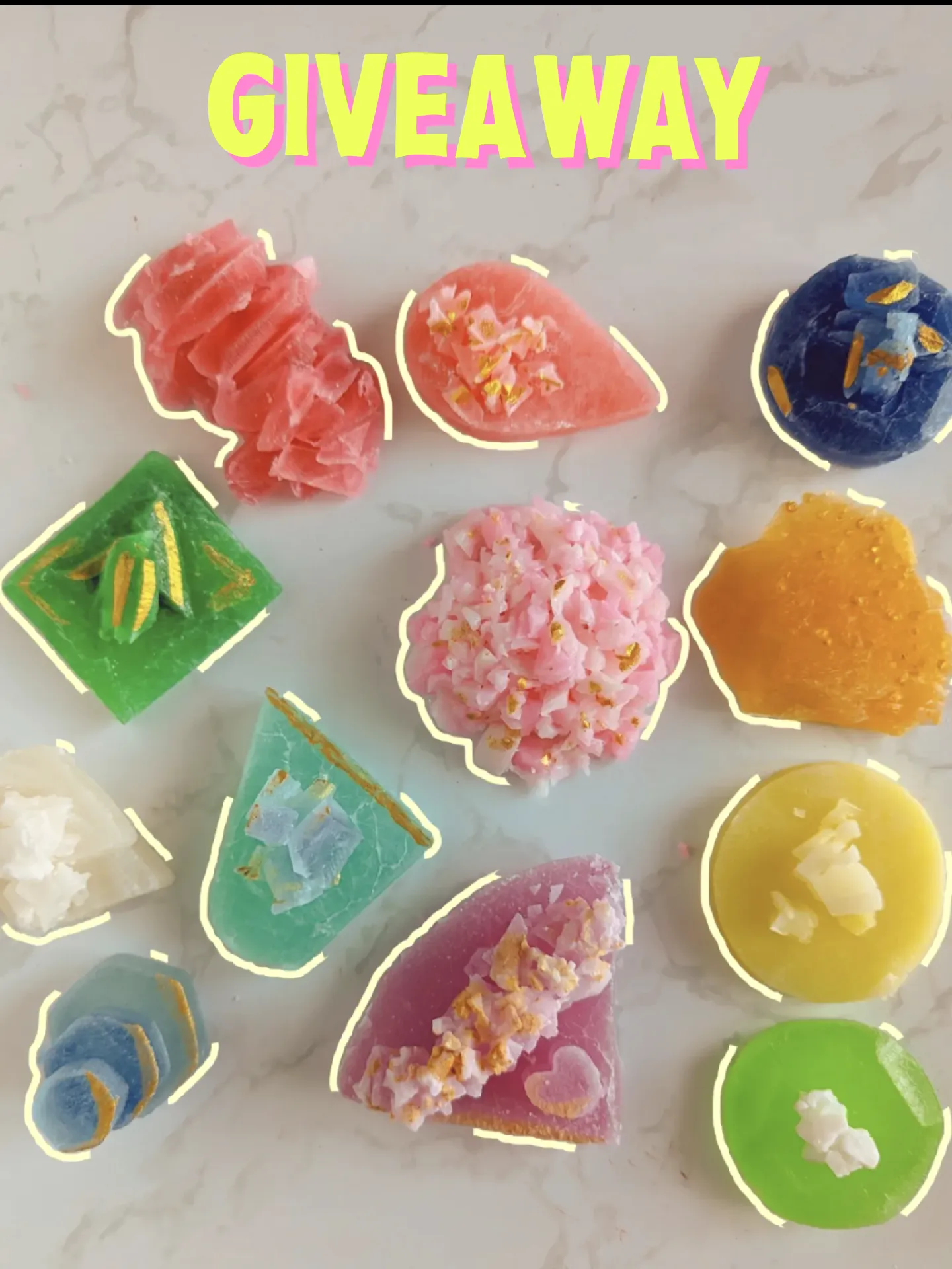 EDIBLE CRYSTAL CANDY GIVEAWAY | Gallery posted by Brea Blogs | Lemon8