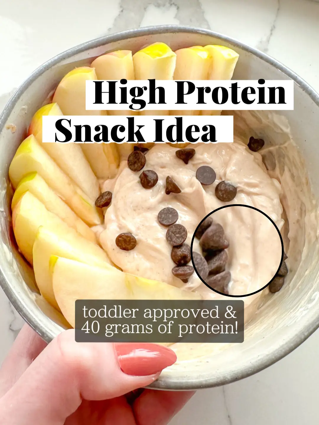 QUICK HIGH PROTEIN SNACK | Video published by Tiffany Wright | Lemon8