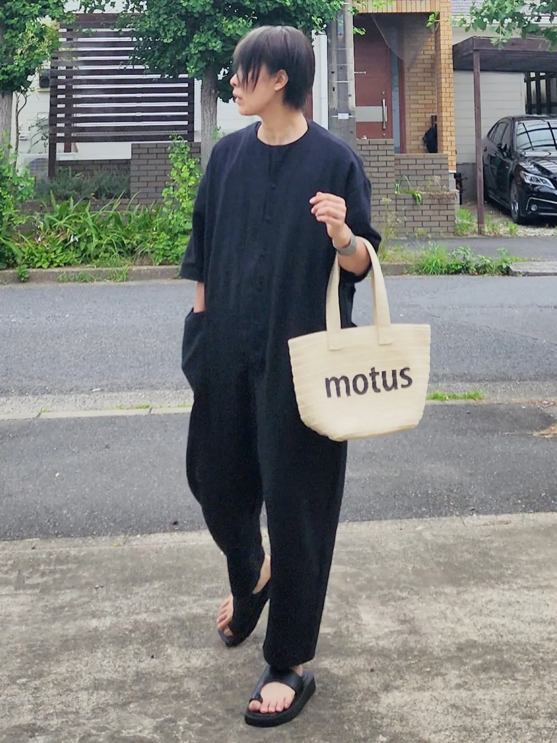 Summercode☀️簡単可愛い【コンビネゾン】コーデ | 毎日UNIQLOママriSa.が投稿したフォトブック | Lemon8