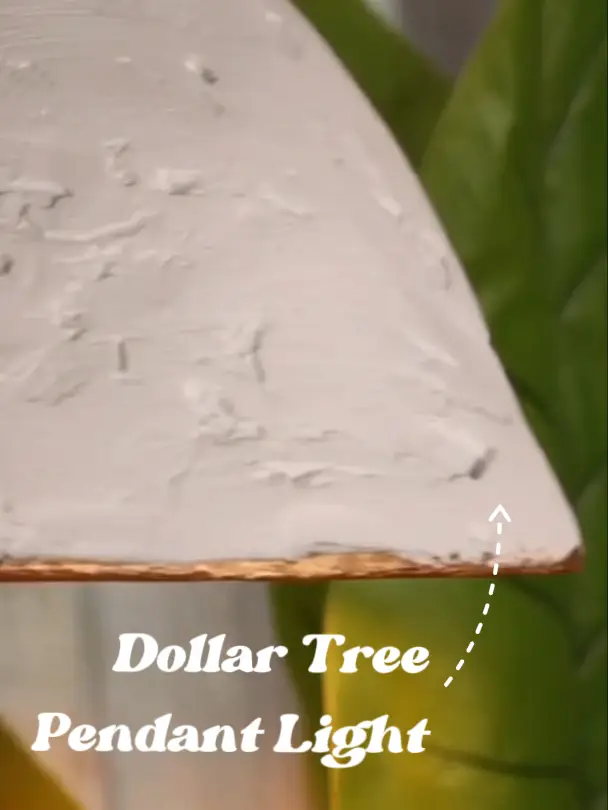 Dollar Tree pendant light | Video published by Hometalk | Lemon8