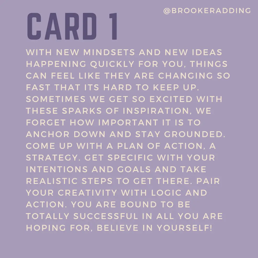Pick-a-Card Tarot Reading! 🔮 | Gallery posted by BROOKE RADDING | Lemon8
