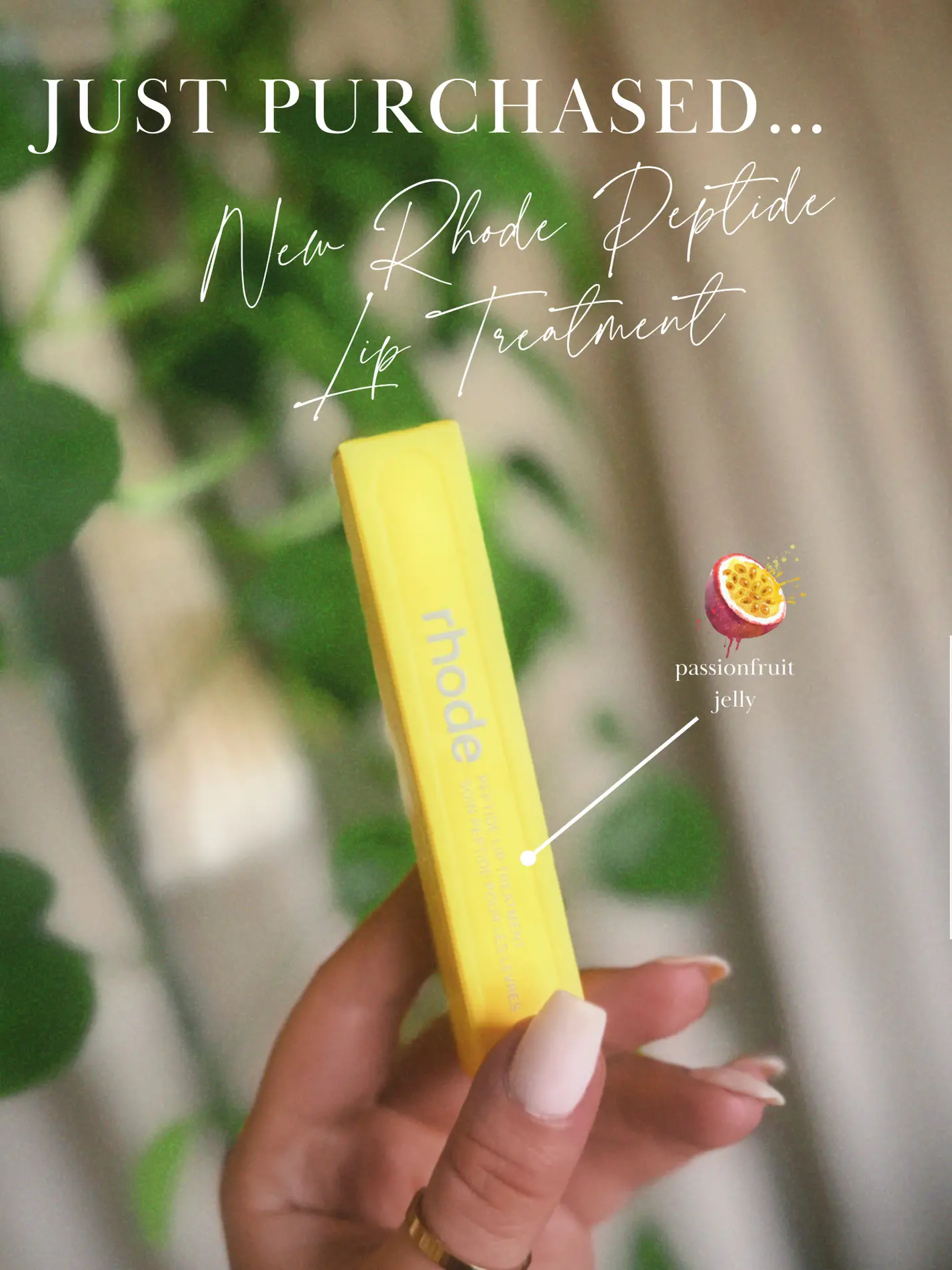 NEW! ☀️🌴 Rhode Lip Treat Passionfruit Jelly Review | Gallery posted by ...