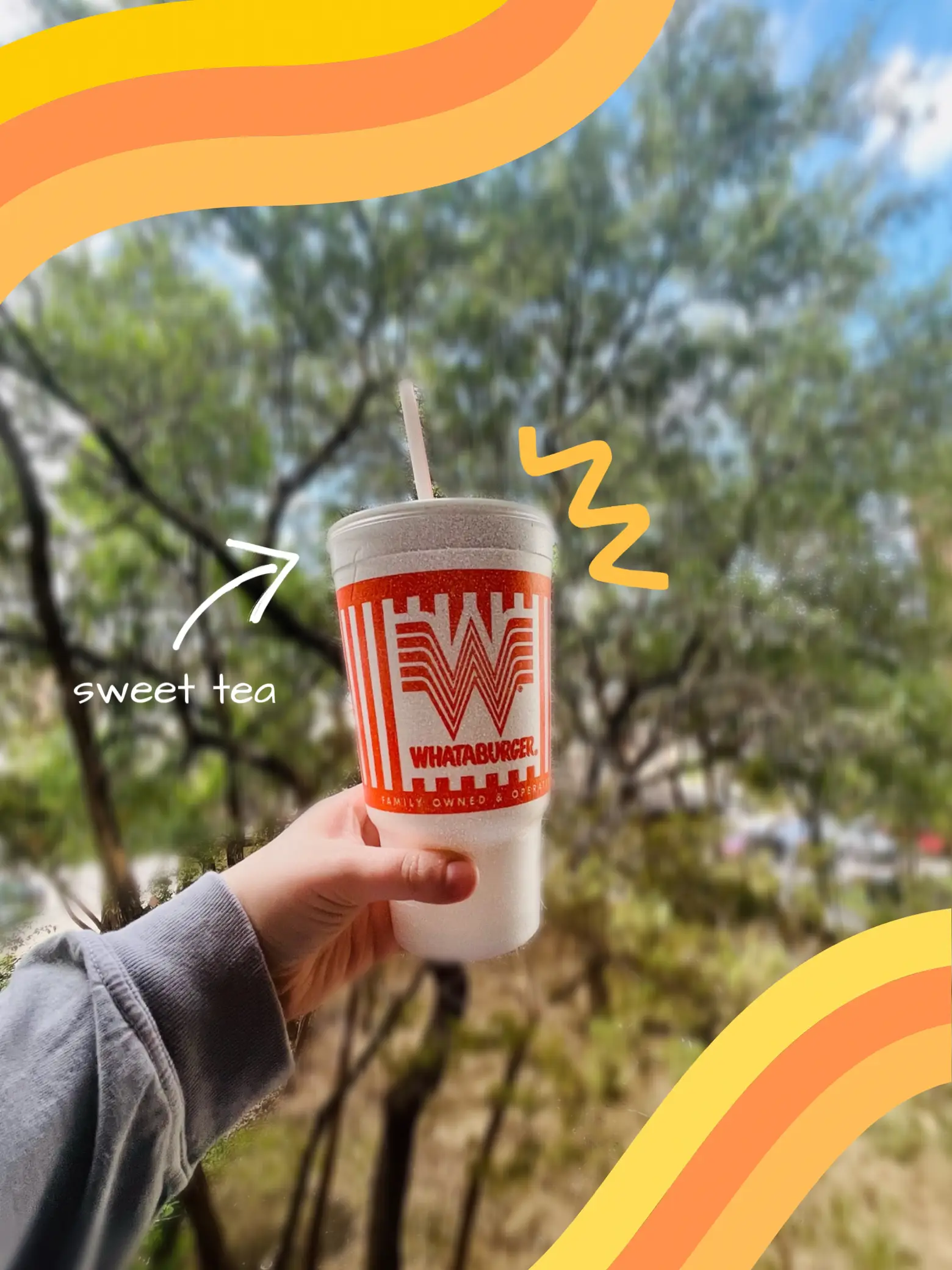 Whataburger sweet tea - Lemon8 Search