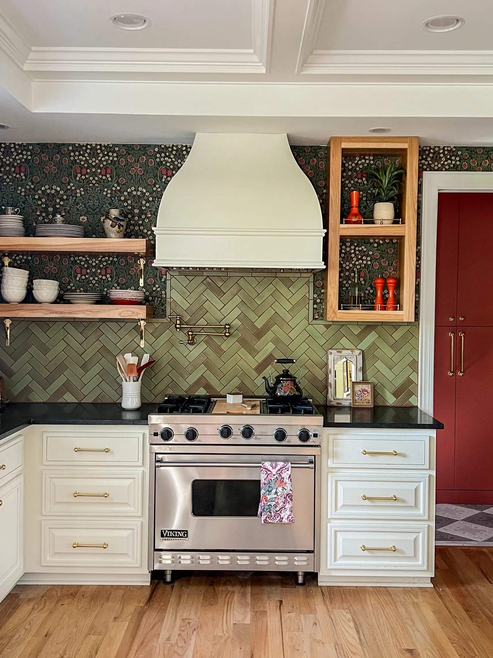 The grayest kitchen gets a maximalist makeover | Gallery posted by Bari ...