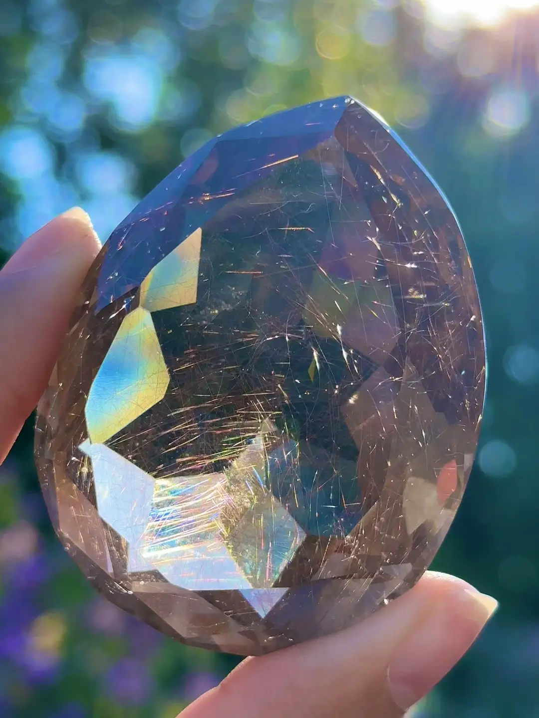 Smoky Rutilated Quartz Gem 💎 | Video published by PrismSouls | Lemon8