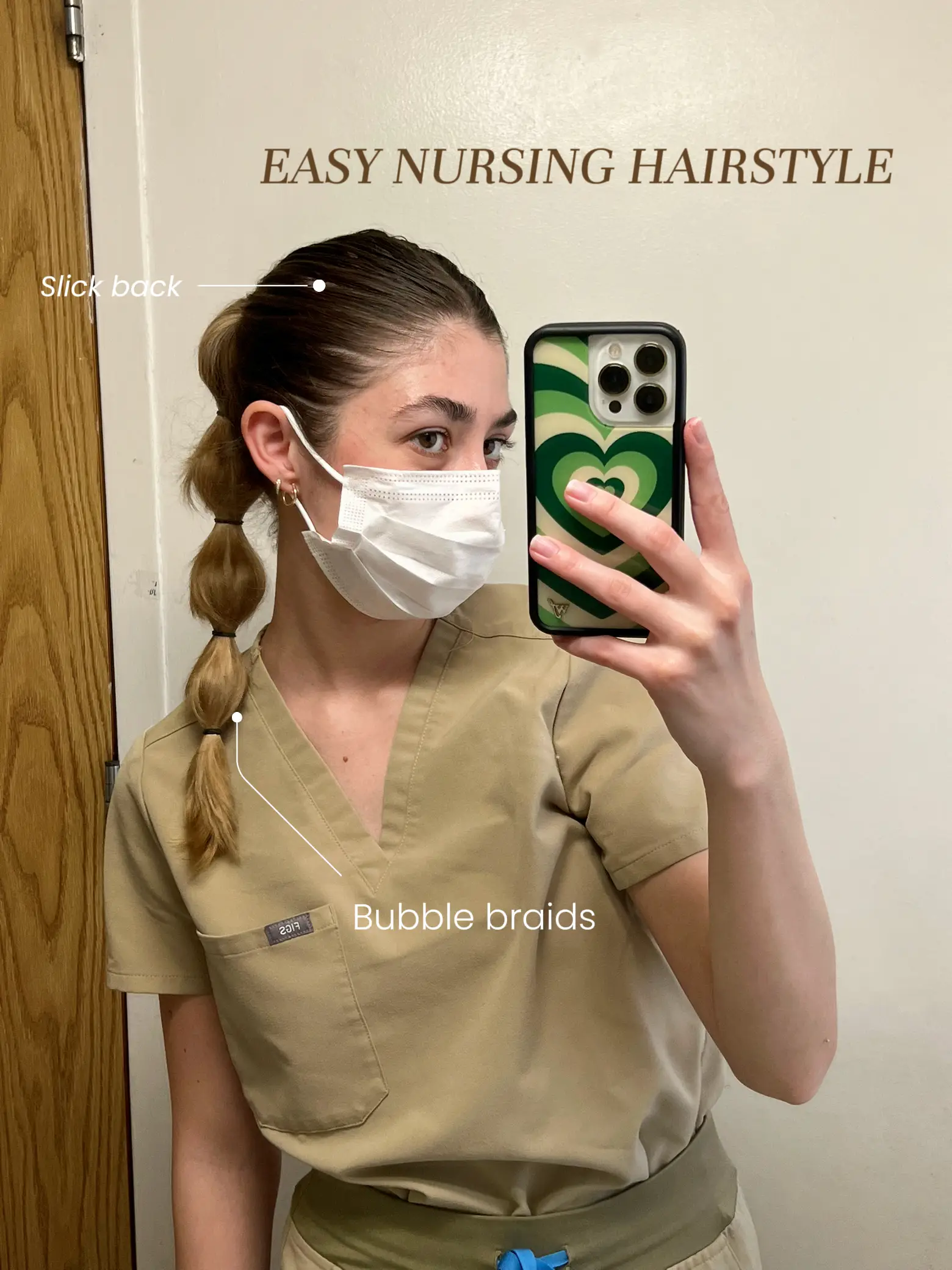 Easy hairstyle for nurses 🫧 | Gallery posted by Khadija | Lemon8