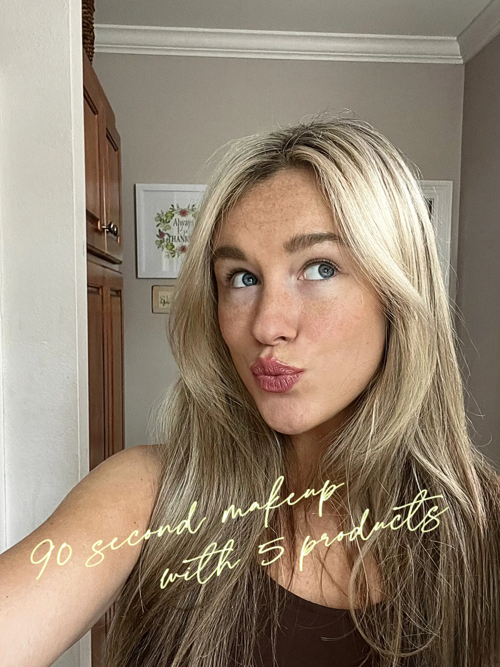 90 second makeup routine! 💋 | แกลเลอรีที่โพสต์โดย Bethany | Lemon8