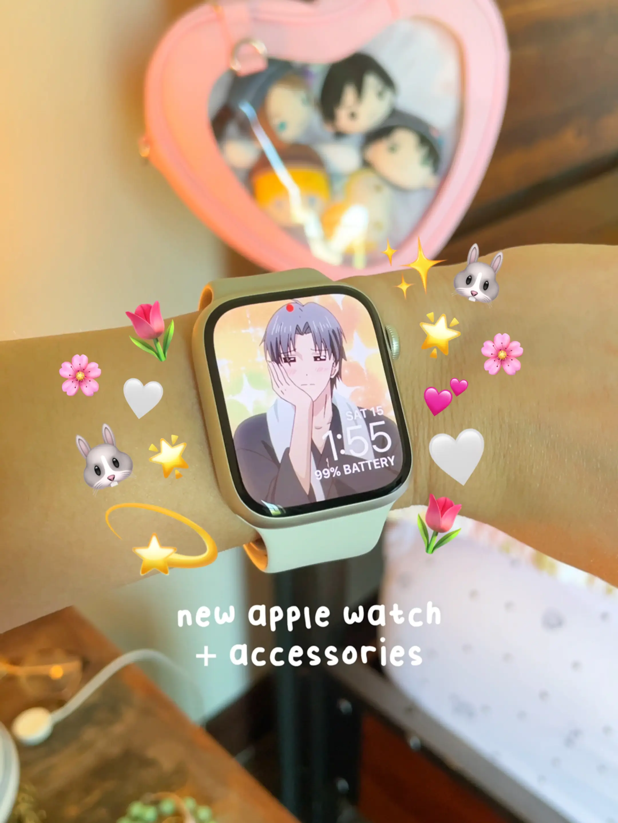 Personalizing my new apple watch! 🐰🫶🏼 | Video published by Amber | Lemon8
