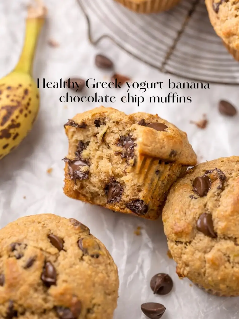 Healthy greek yogurt banana chocolate chip muffins | Gallery posted by ...