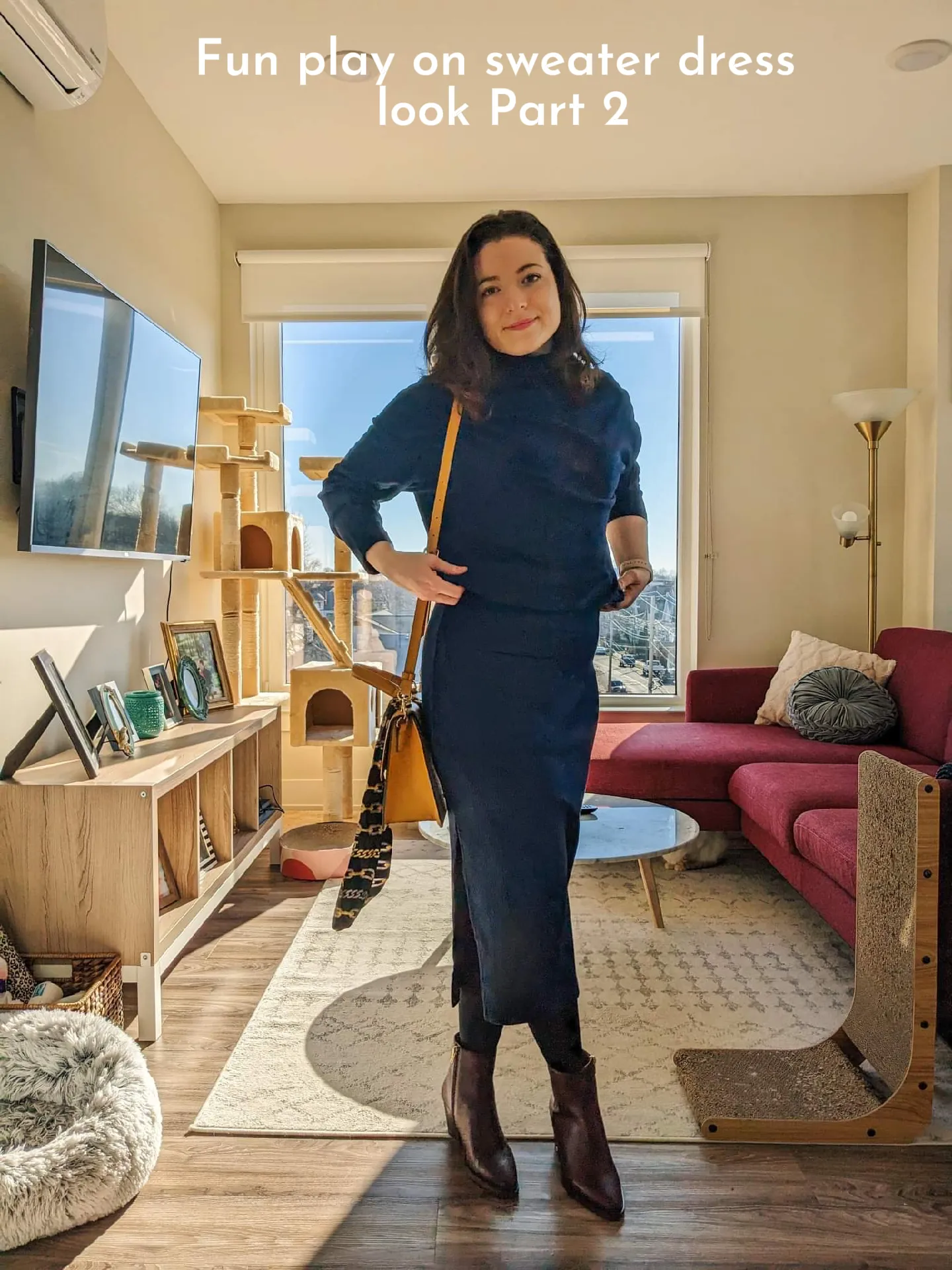 Fun play on sweater dress Part 2 | Gallery posted by Melanie F. | Lemon8