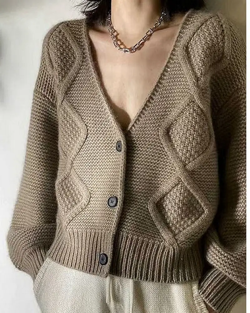 \ ฉันต้องการที่จะสวมใส่แม้ว่ามันจะไม่เย็น / 5 คาร์ดิแกนชั้นนำ | แกลเลอรีที่โพสต์โดย Evermod | Lemon8