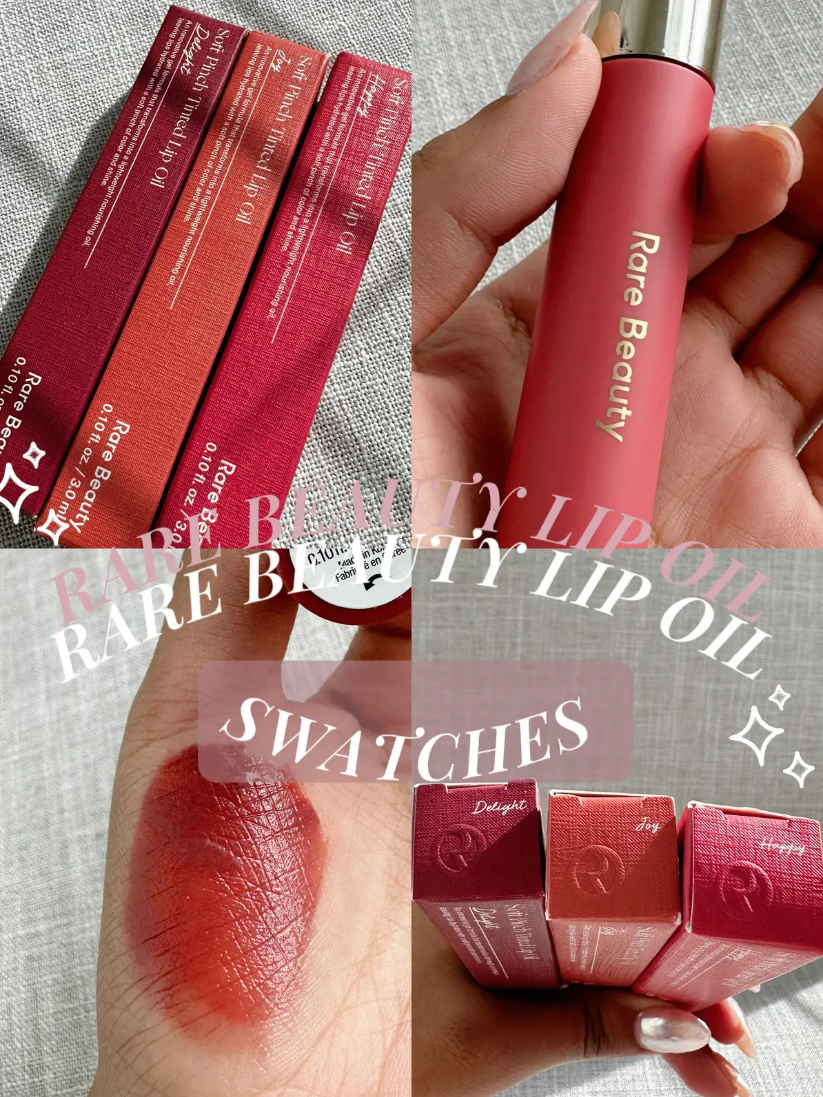 RARE BEAUTY TINTED LIP OIL SWATCHES | Gallery posted by Lizette Damian ...