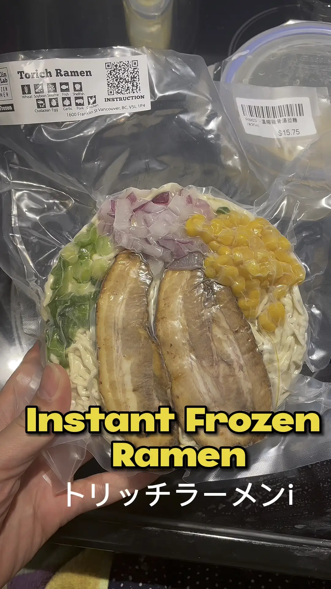 Reviewing this Viral Instant Frozen Ramen! | Video published by Instant ...