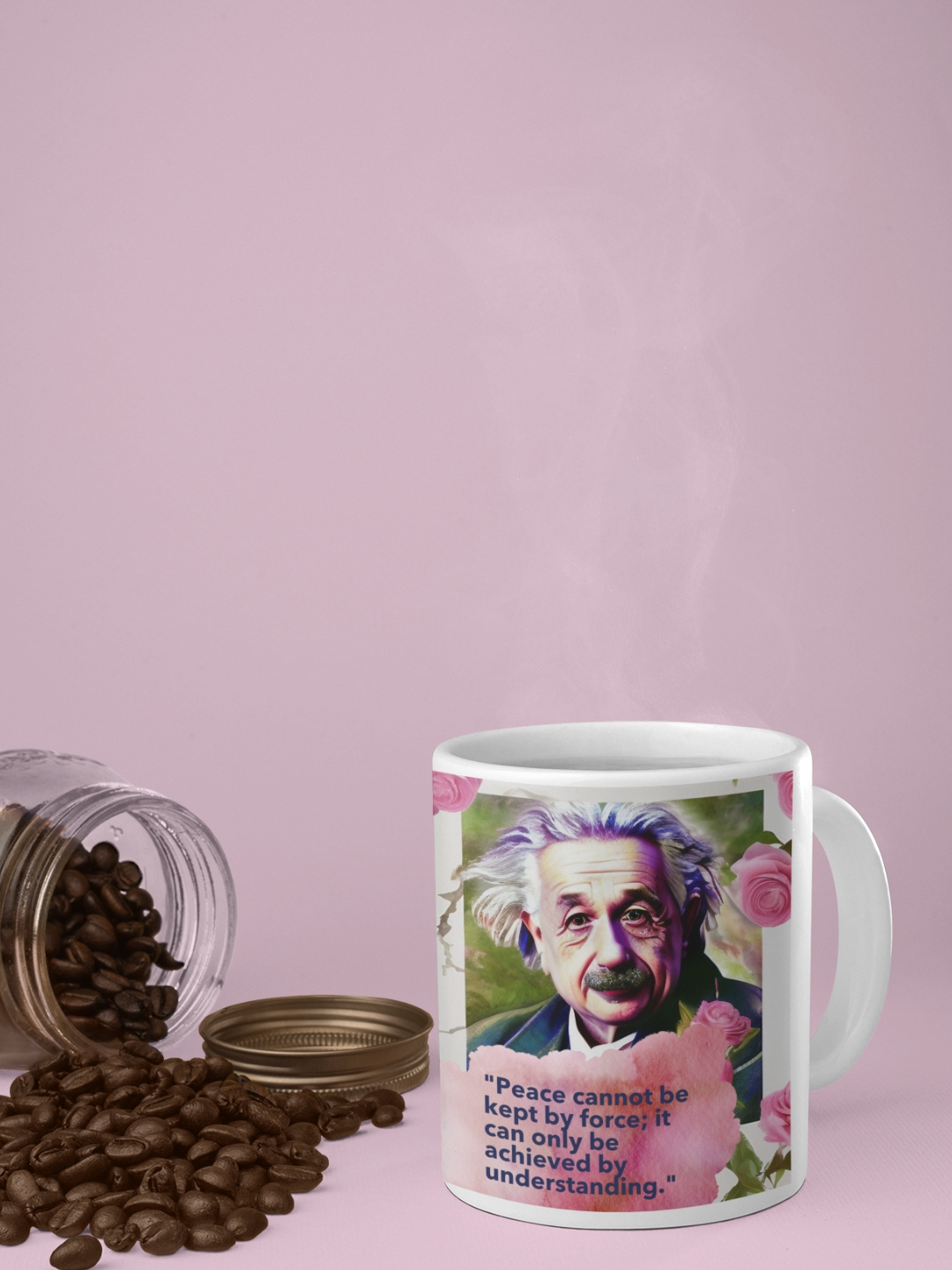 Albert Einstein Mug - Peace Through Understanding | Gallery posted by ...