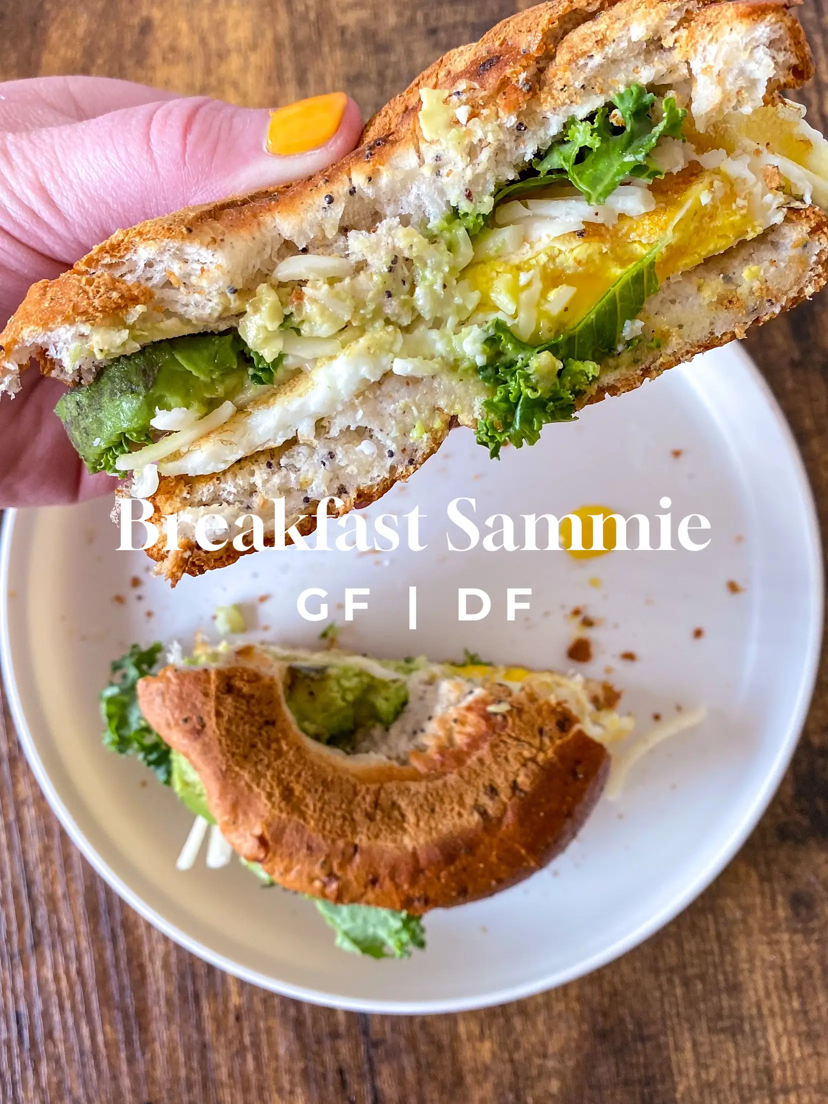 GF DF Breakfast Sammie 🍳 | Gallery posted by LivWellEatWell | Lemon8