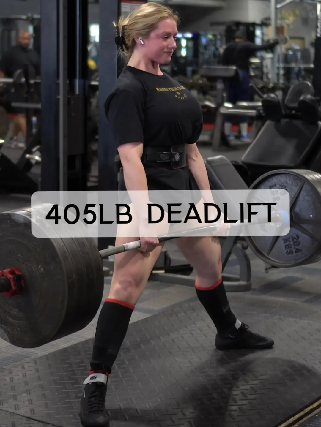 This is my all time deadlift PR 405lbs x2 | Video published by Miranda ...