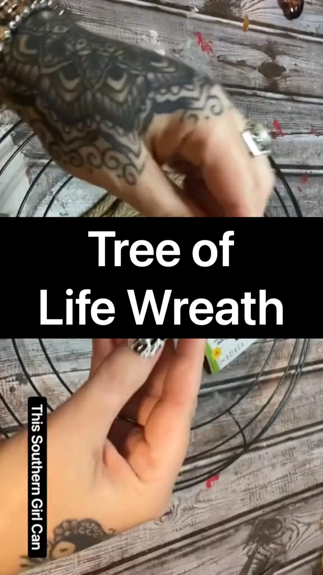 DIY Tree of Life Wreath | Video published by Amber Dawn | Lemon8