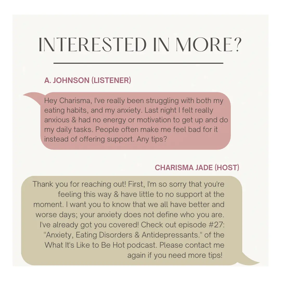 ANXIETY SUPPORT 🫶🏻 | แกลเลอรีที่โพสต์โดย Charisma ⭐️ | Lemon8