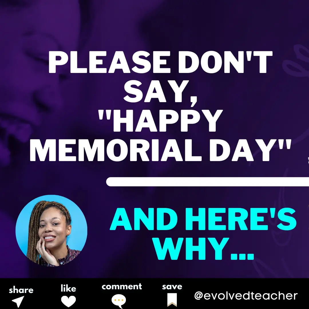 Memorial Day is not a celebration. | Gallery posted by Evolved Teacher | Lemon8