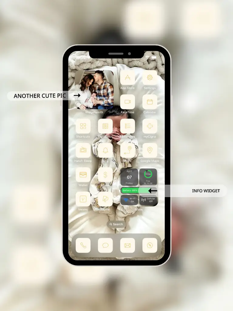 Aesthetic iPhone Setup Tour | make your phone cute | แกลเลอรีที่โพสต์ ...
