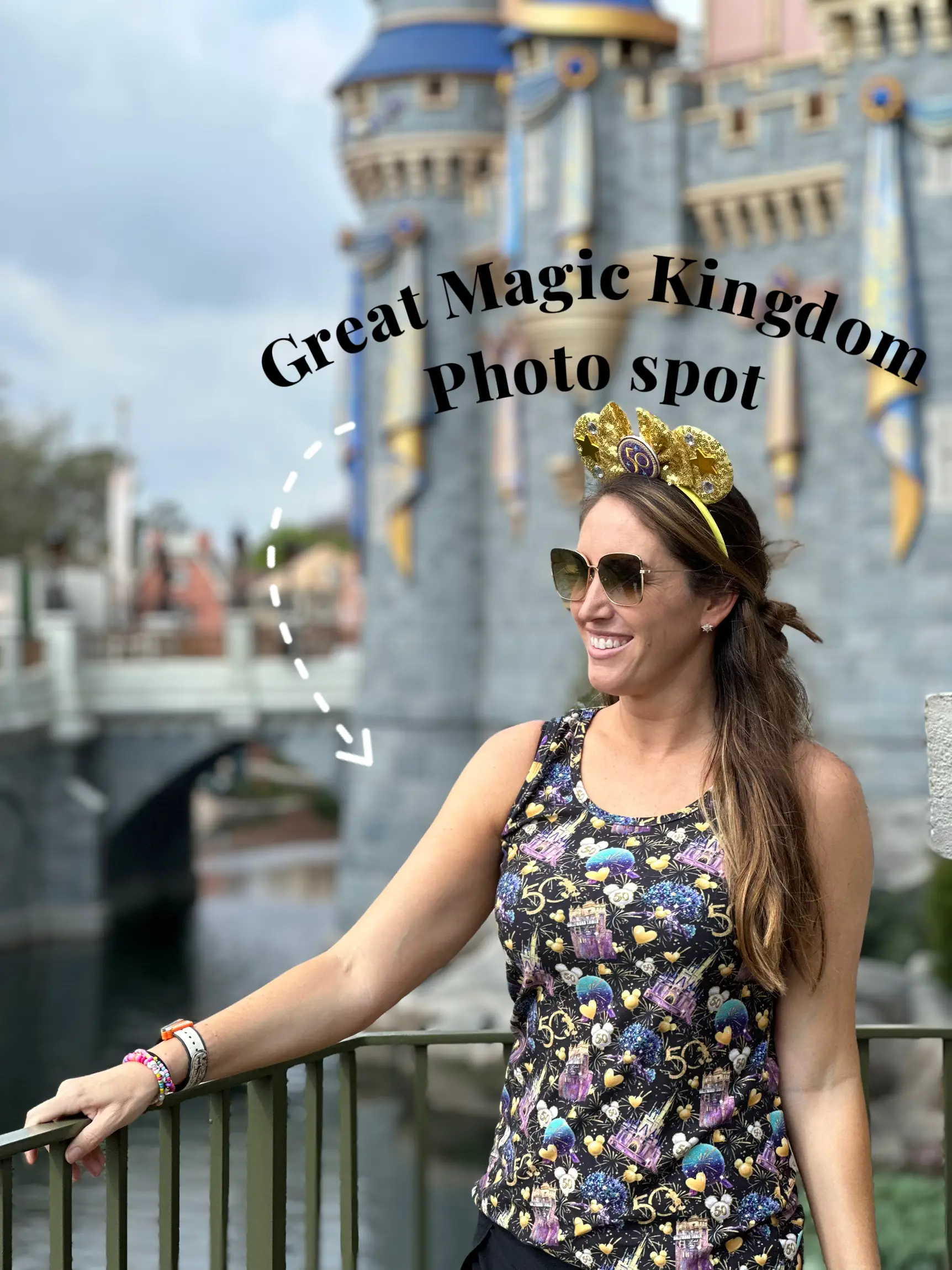 Magic Kingdom Castle Photo Location | Gallery posted by Heather M | Lemon8
