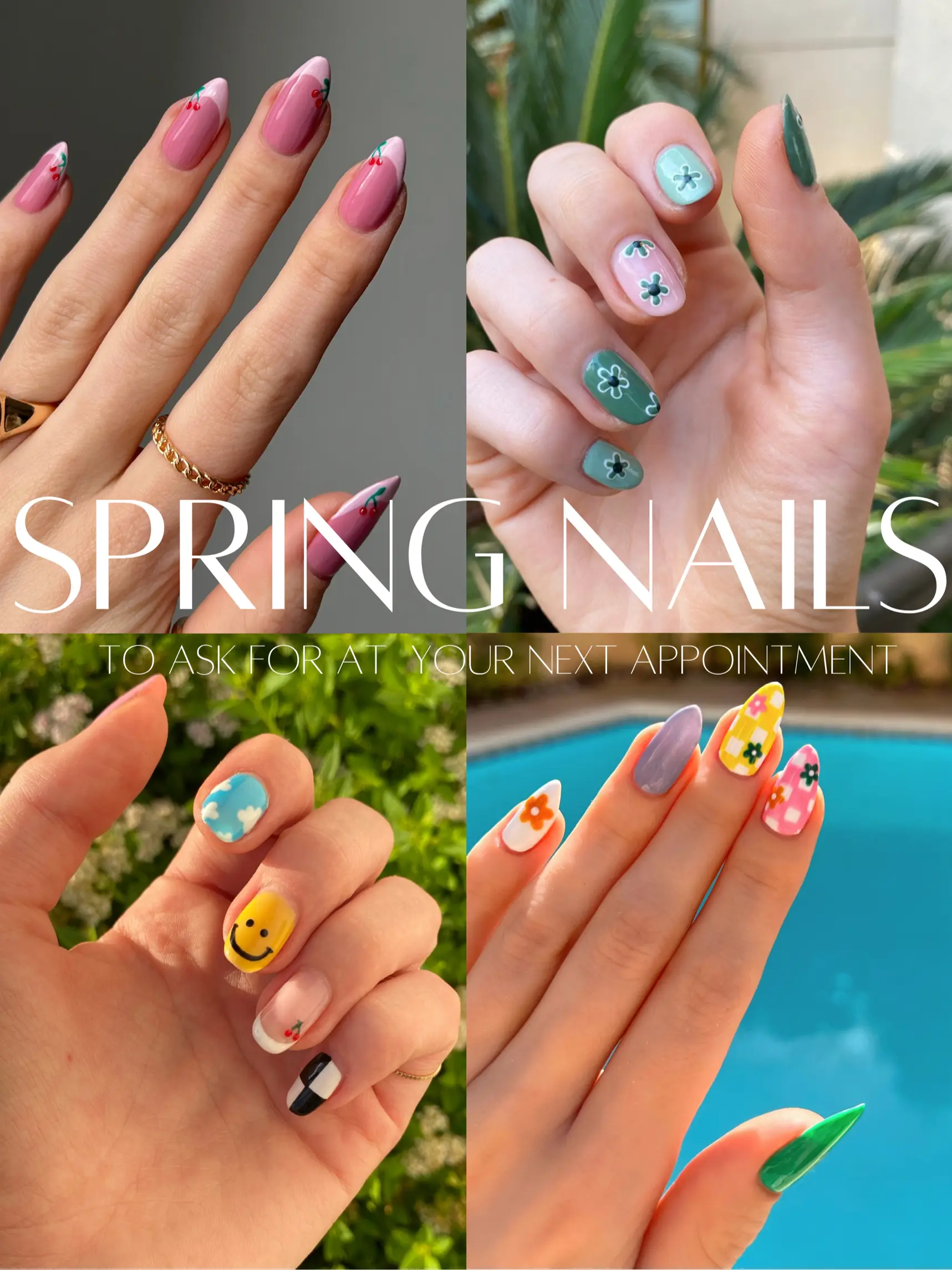 SPRING NAIL INSPO🌷🌼🌿 | Gallery posted by emilygabaldon | Lemon8