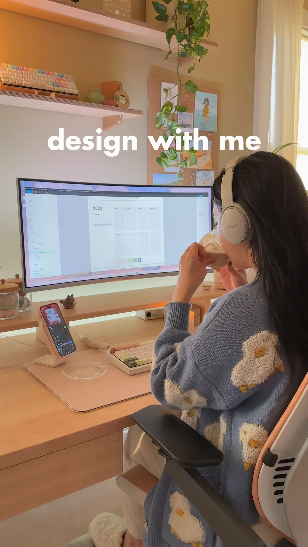 design with me 🎨⌨️ | Video published by Maisy Leigh | Lemon8