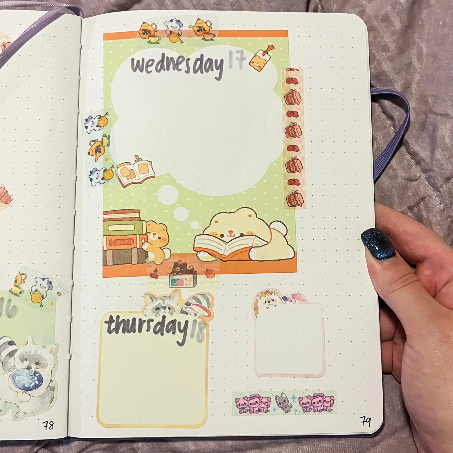 how i used notepads in my bullet journal spread | Gallery posted by ...