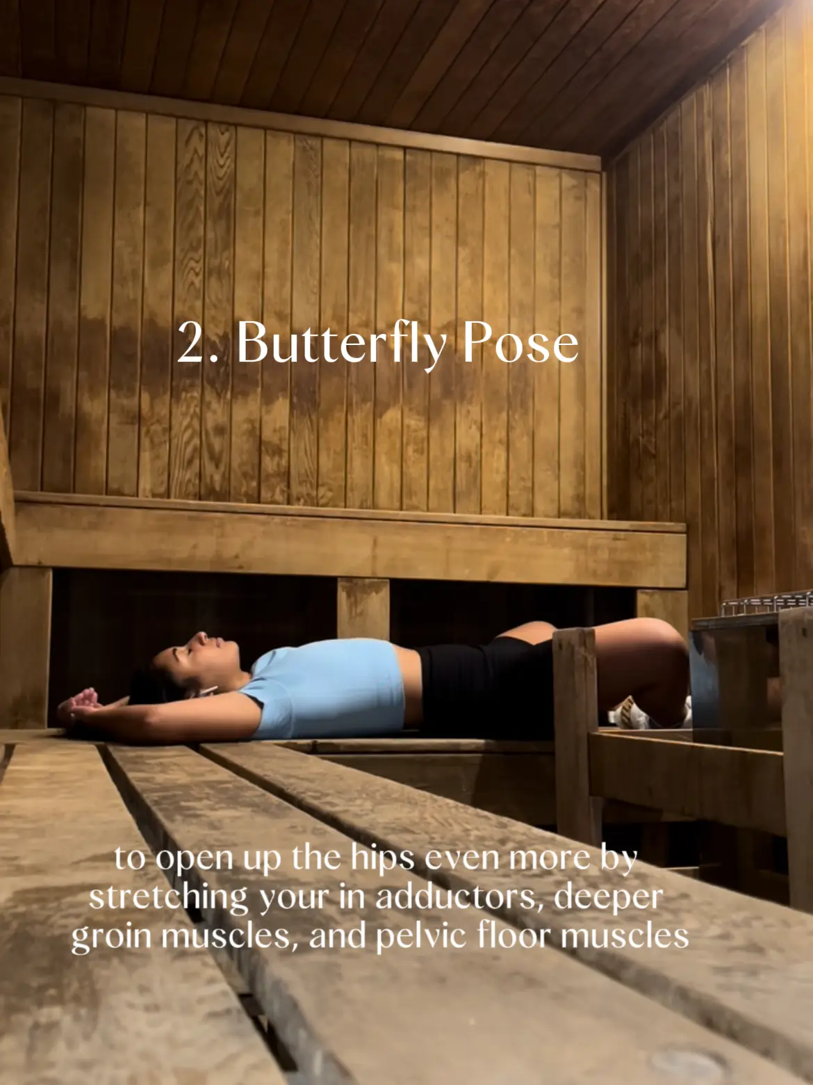 2 stretches for flexibility sauna edition | Gallery posted by Melanie | Lemon8