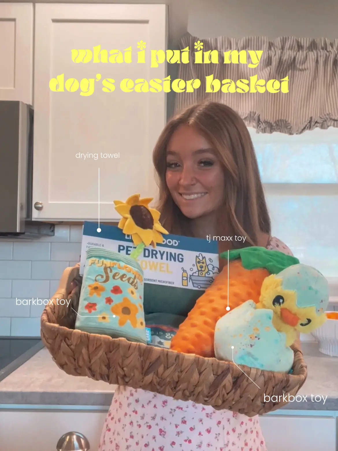 my dog’s easter basket🐶🧚🏼‍♀️🥕 | Gallery posted by alyssa :) | Lemon8