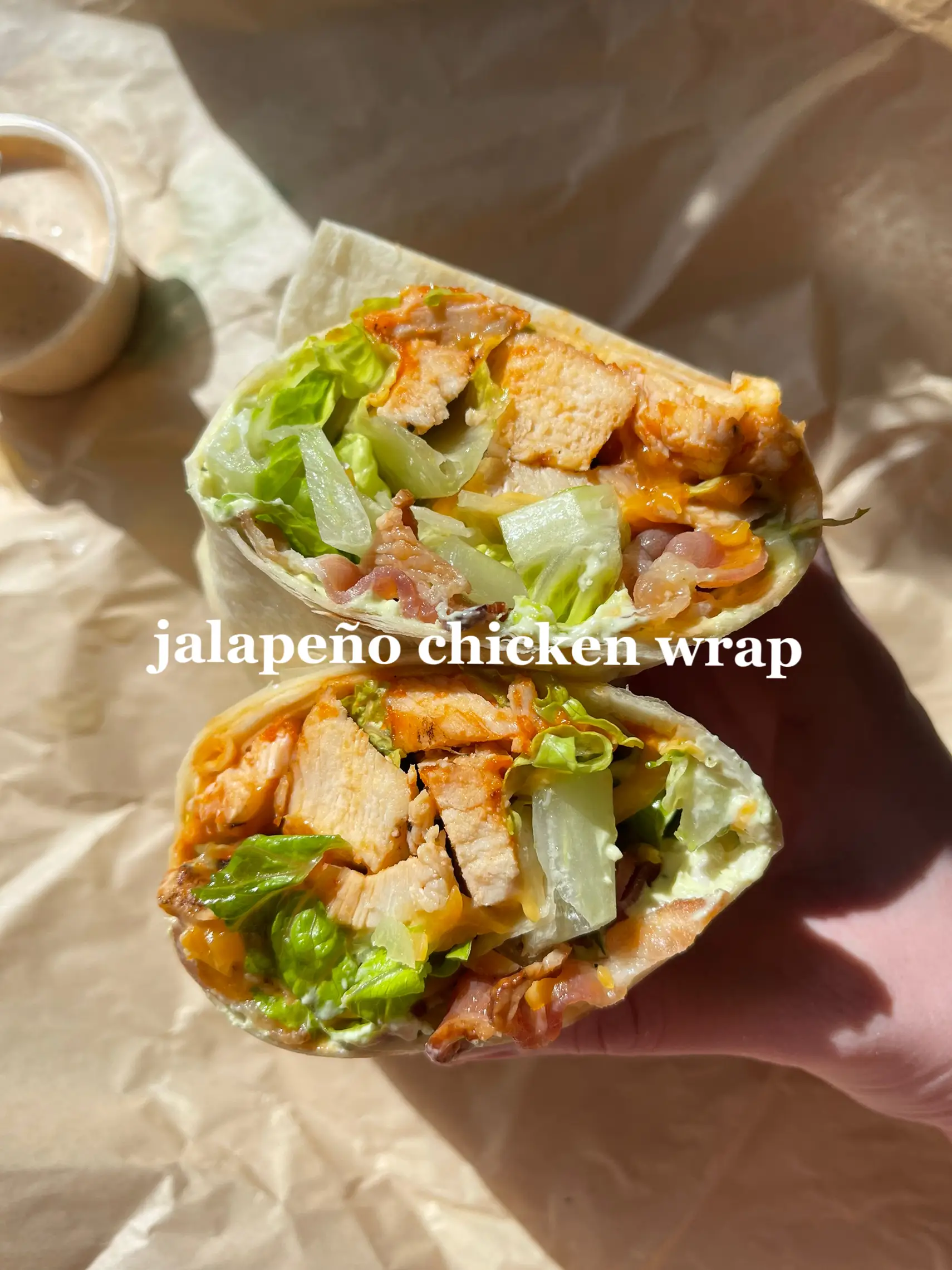jalapeño popper chicken wrap 🌯 | Gallery posted by Hannah | Lemon8