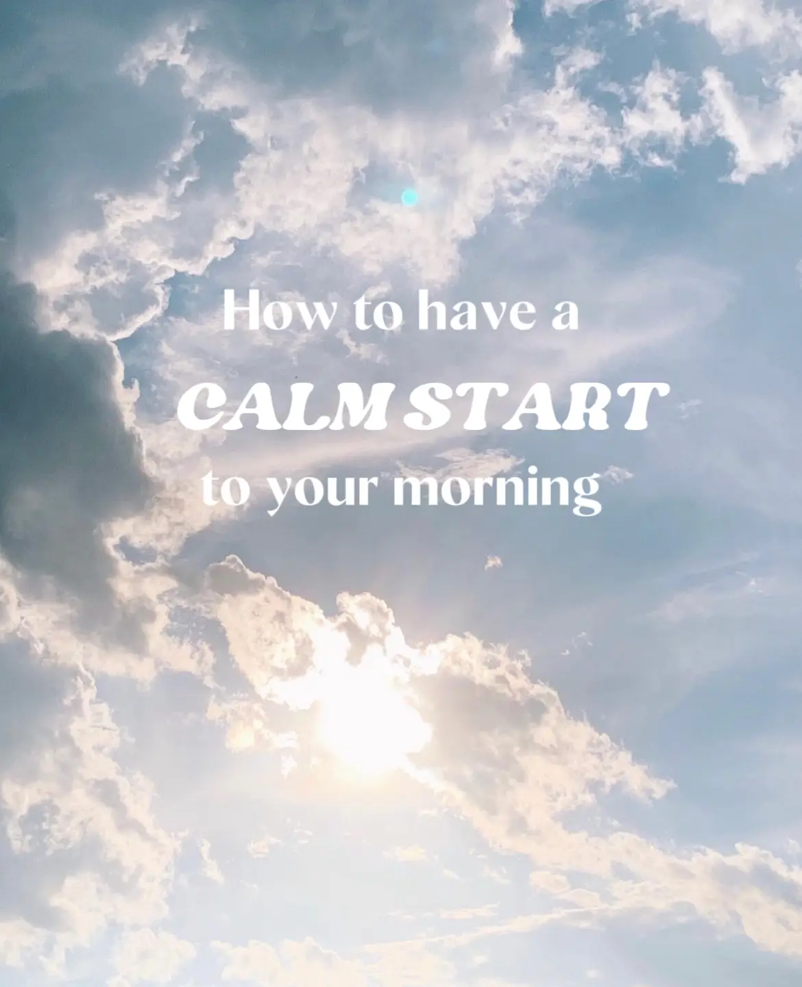 How to have a relaxing start to your morning ☁️ | Gallery posted by ...
