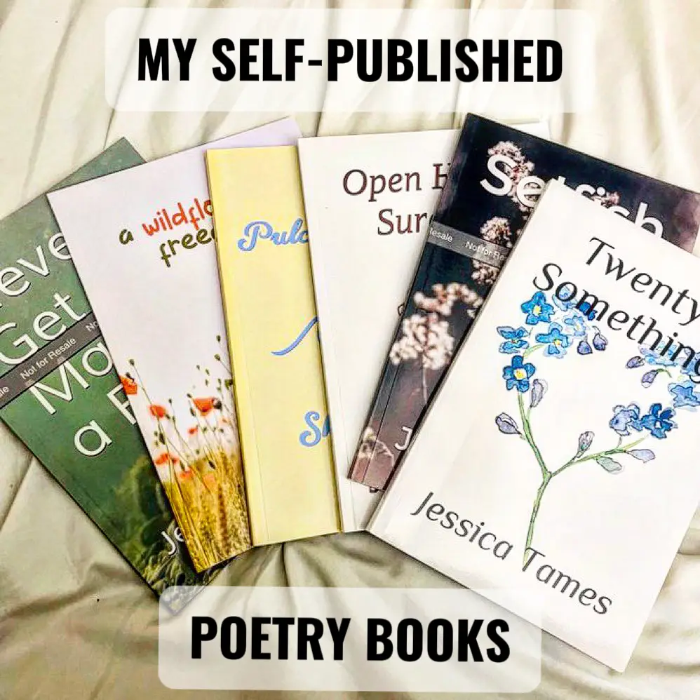 my self-published poetry books! 🏻📚 | Gallery posted by jessica ivy | Lemon8