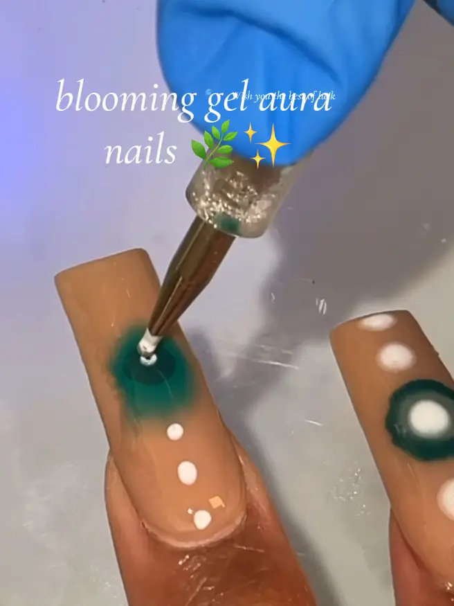 blooming gel nail art 🫶🏽 easy nail tutorial | Video published by ...