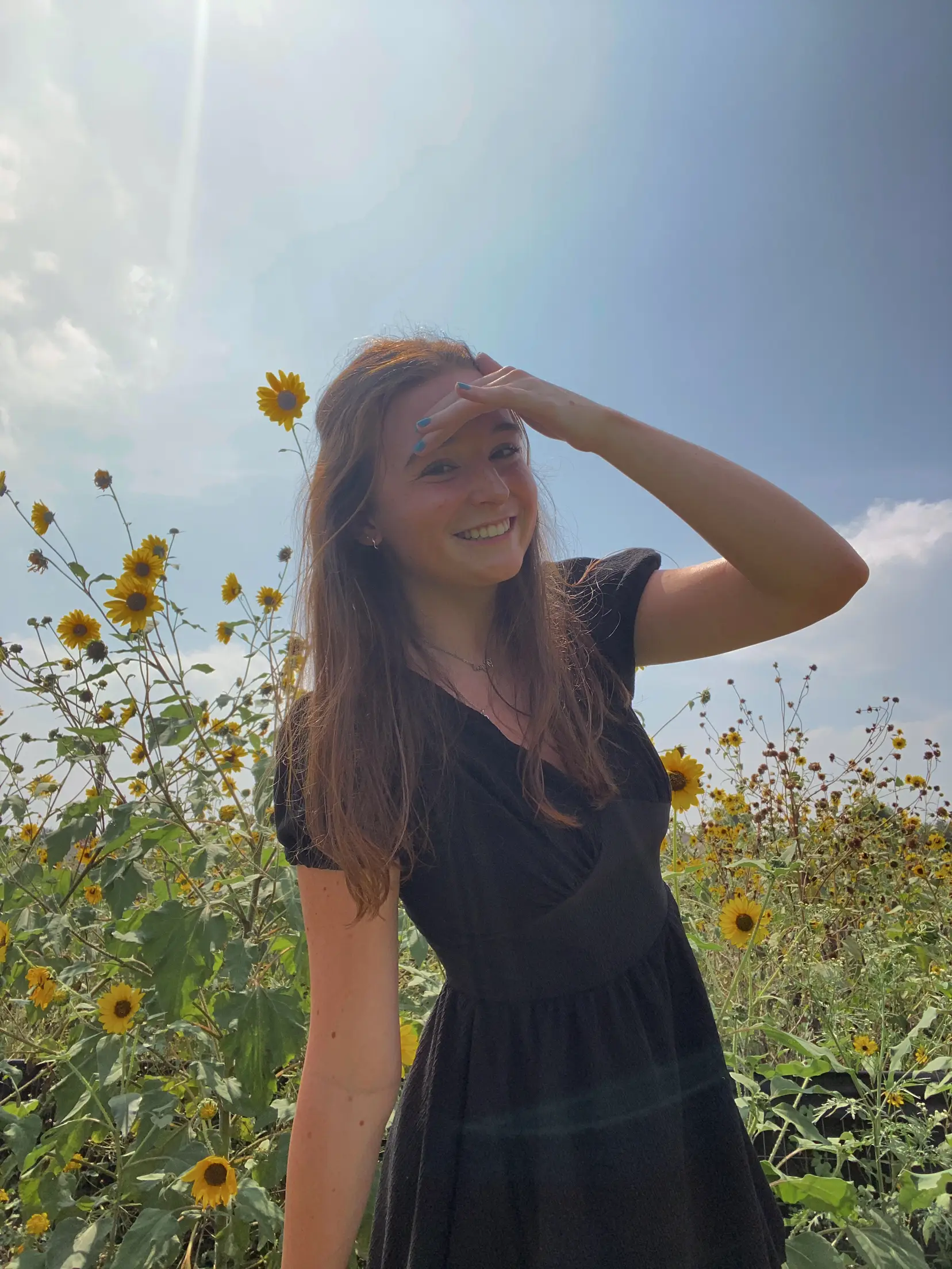 sunflower field photo inspo! 🌻 | แกลเลอรีที่โพสต์โดย Lauren Murphy | Lemon8