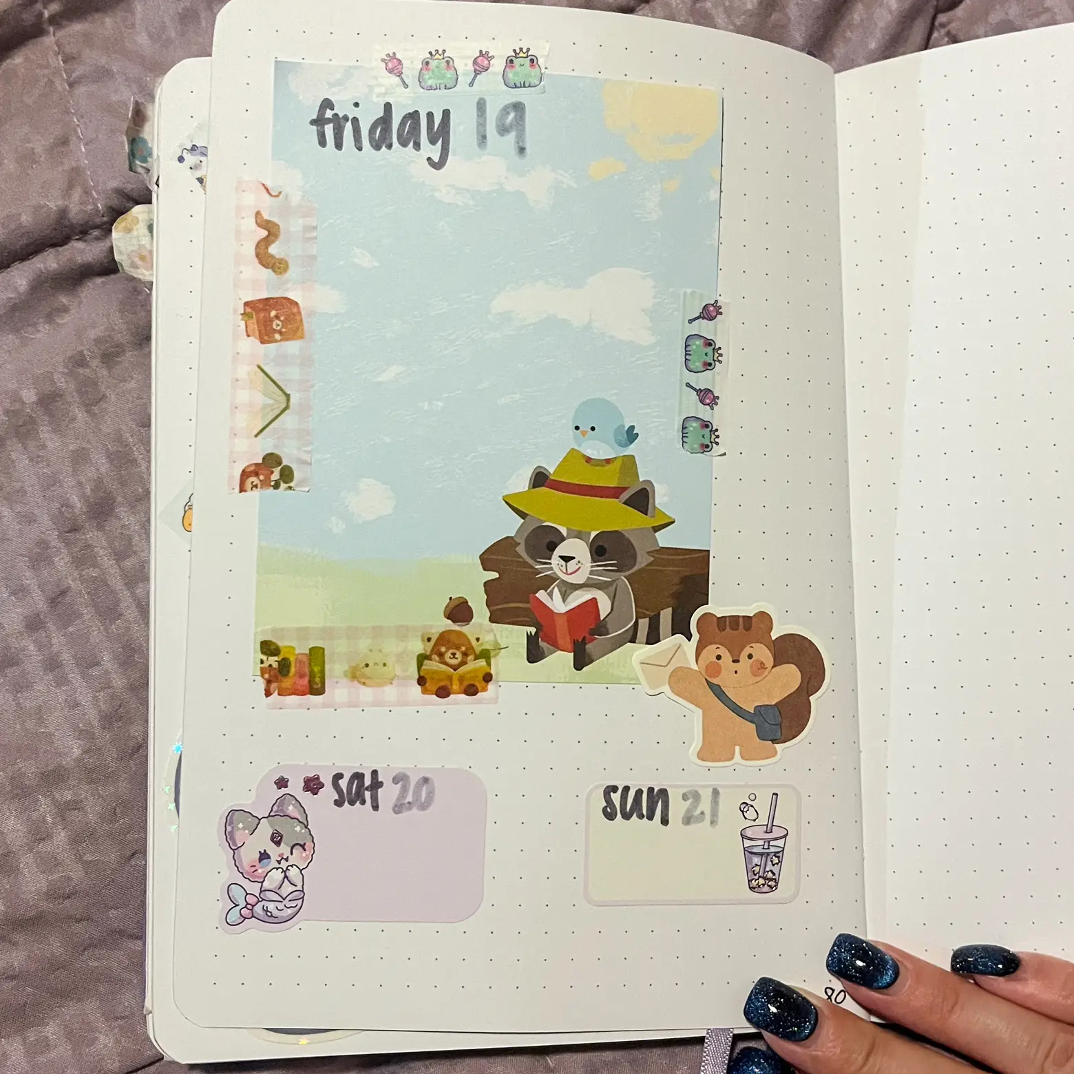 how i used notepads in my bullet journal spread | Gallery posted by ...